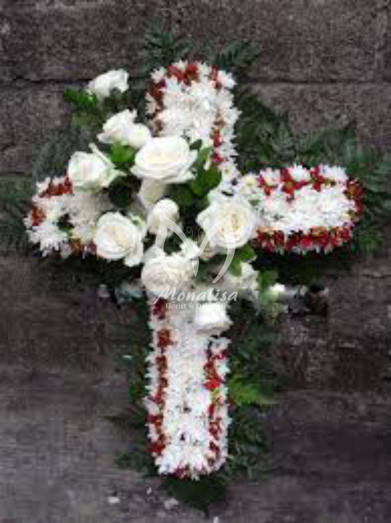 Bunga Salib BNSB-0601 - Toko Bunga Bandung - Monalisa Florist & Dekorasi