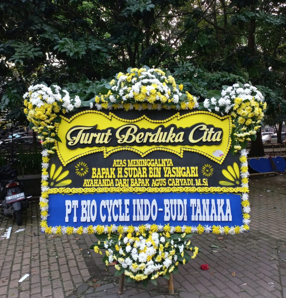 Bunga Papan Ucapan Turut Berduka Cita BPDC-7501 - Toko Bunga Bandung ...